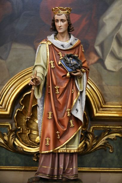 San Luis Rey, el valeroso caballero, el hombre de piedad, el bondadoso ...