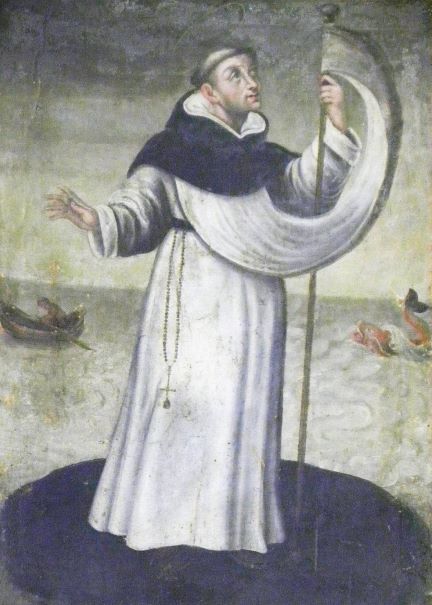 San Raimundo de Peñafort huye del rey inmoral navegando sobre su ...