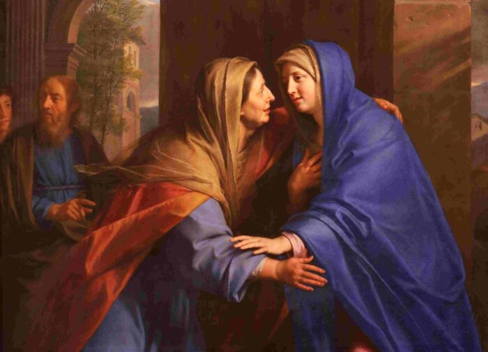 María visita a Isabel, y es así el primer Heraldo del Evangelio de la ...