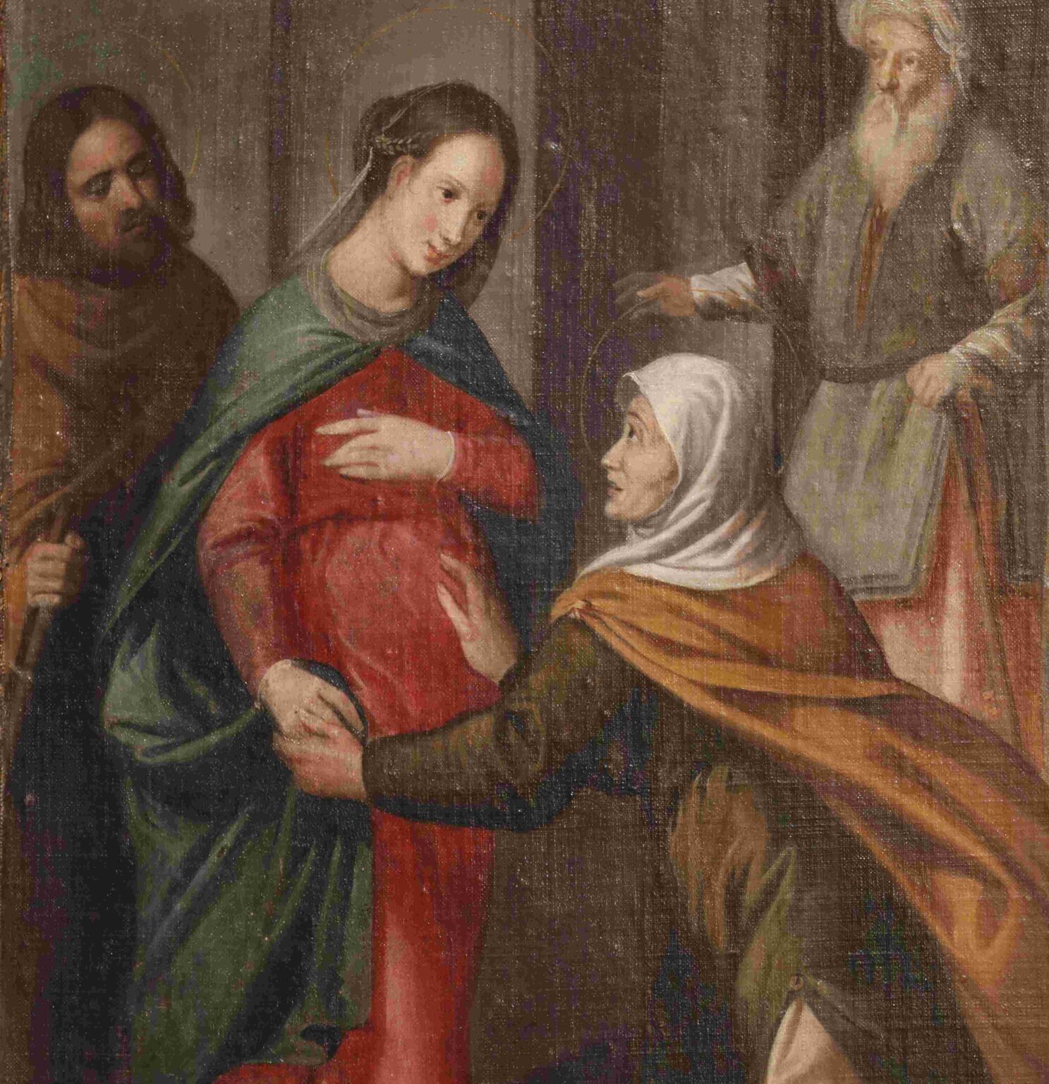 María visita a Isabel, y es así el primer Heraldo del Evangelio de la ...