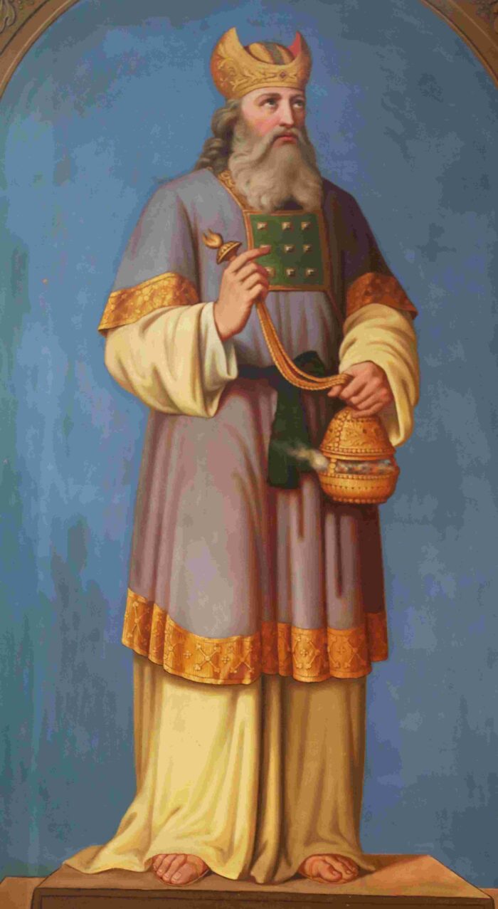 San Aarón, hermano de Moisés, un día idólatra, luego recupera el favor ...