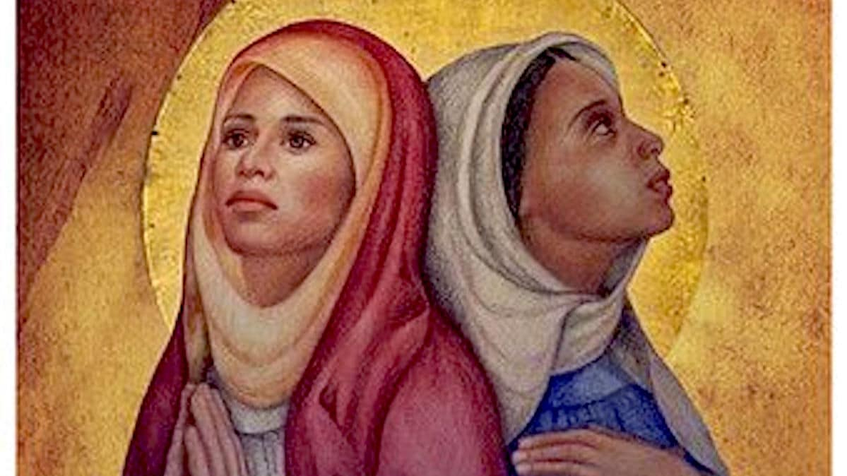 Santas Perpetua y Felicidad, una joven madre y su doncella donde brilló ...